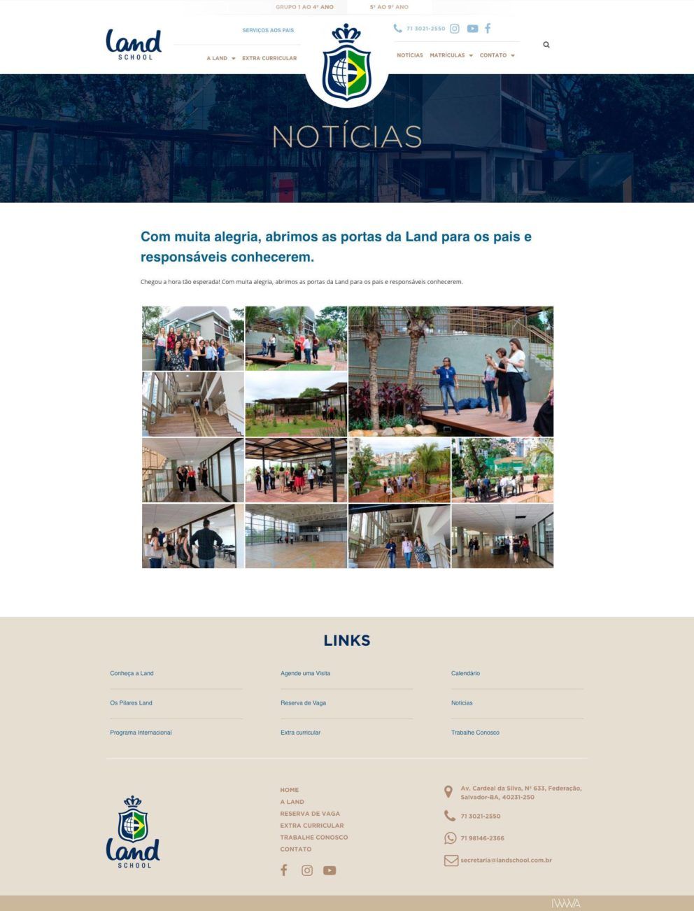 Land School - Iwwa: Agência Digital em Salvador - Bahia - Brasil